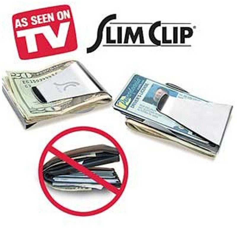 Slim Clip Çelik Cüzdan