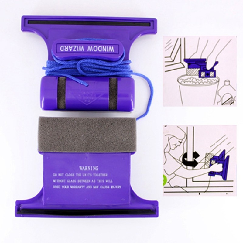 Çift Taraflı Mıknatıslı Çift Cam Sileceği Window Wizard