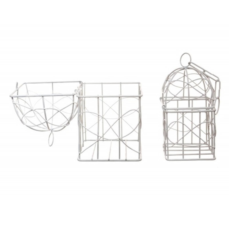 Metal 2li Kare Mini Kafes