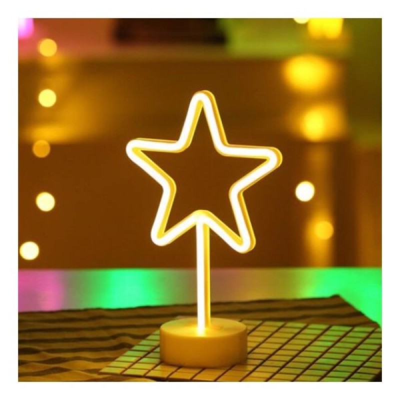Yıldız Neon Led Lamba